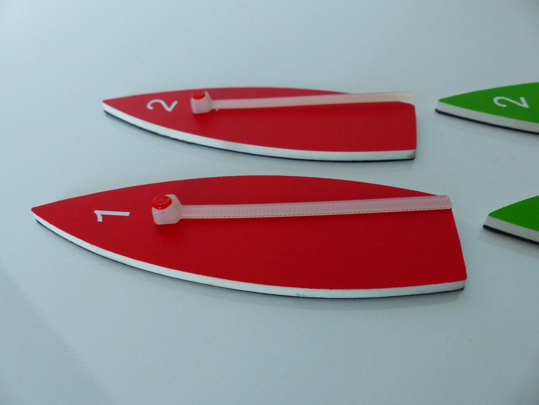 Mini magnetic boat set for clubs, coaches, sailors and race committees ...